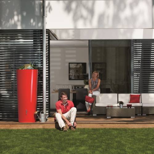 Recuperador de água - Color - 350 L - Vermelho : venda Recuperador de ...